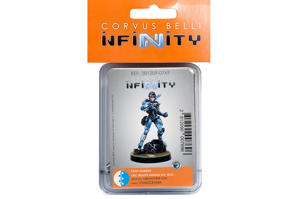 Infinity: PanOceania Patsy Garnett, Orc Troops Varuna Div. NCO (Submac ...