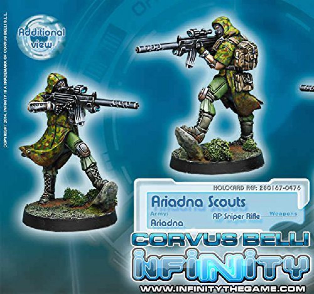 Infinity: Ariadna Ariadna Scouts (AP Sniper) – Empire Games